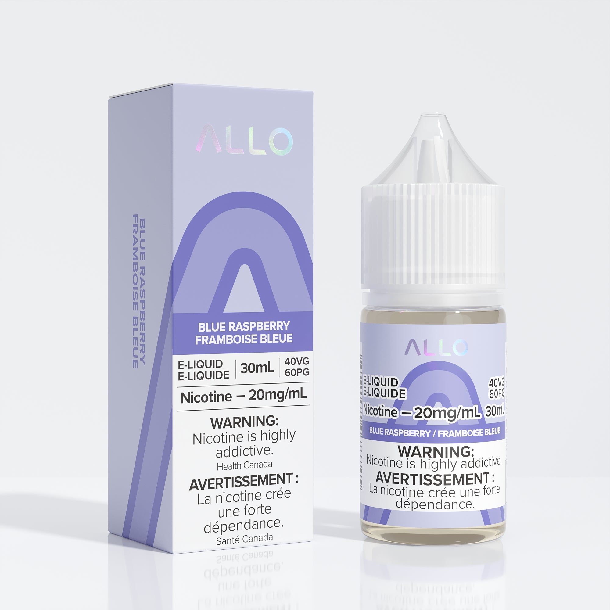 Allo E-liquids - Blue Raspberry (30mL) | Allo Canada