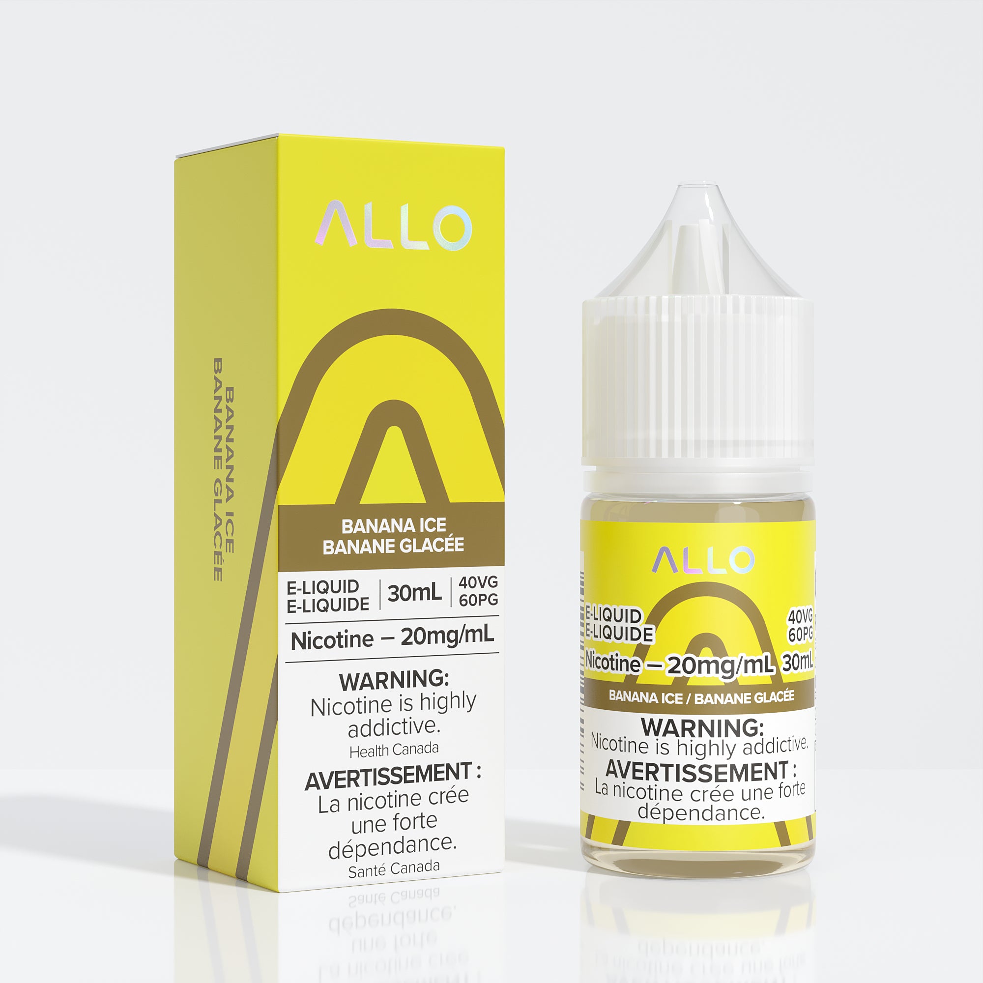 Allo E-liquids - Banana Ice (30mL) | Allo Canada
